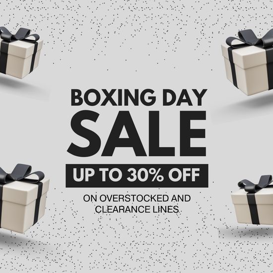 Boxing Day Sale - Up to 30% off!